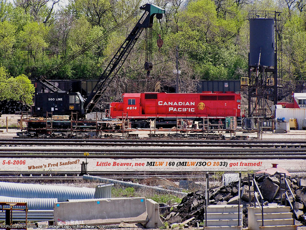 CP 4614 - this little beaver was born MILW 160